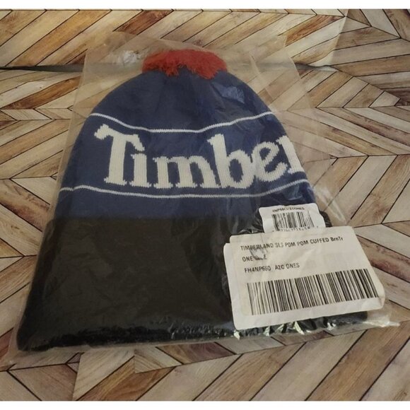 Timberland | Accessories | New Men Timberland Blue Colorblock Beanie ...